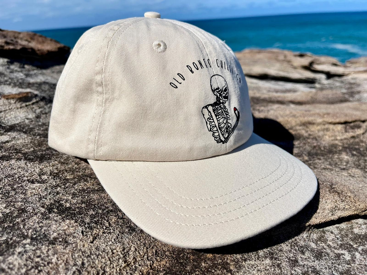 Cap Old Bones Chilli Co | OB Skeletor Cap in Beige