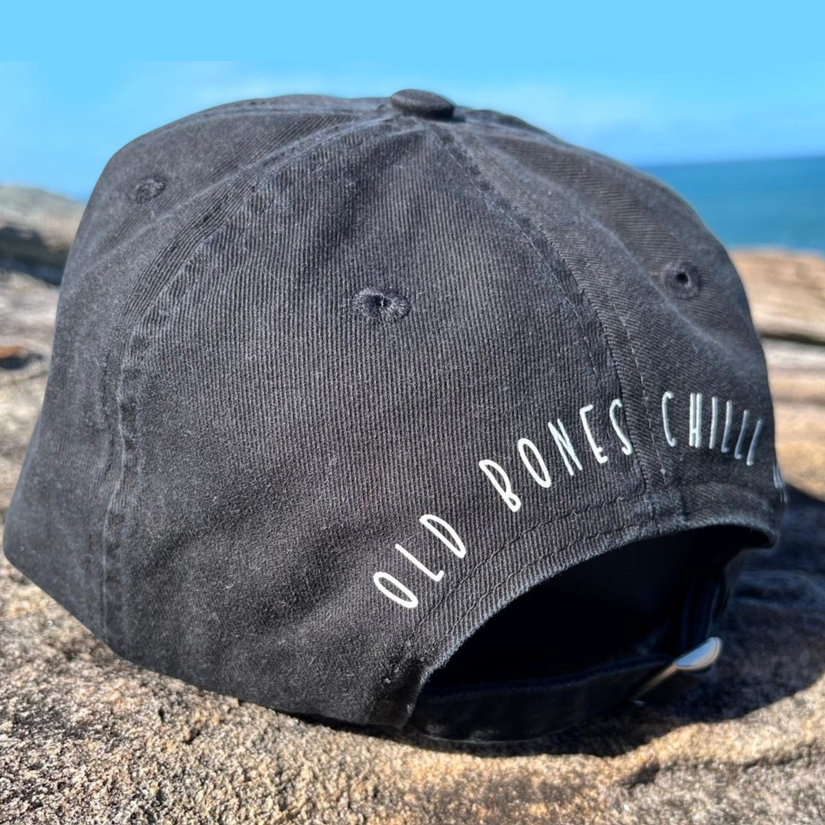 Cap Old Bones, Black colour, High Quality – Old Bones Chilli Co