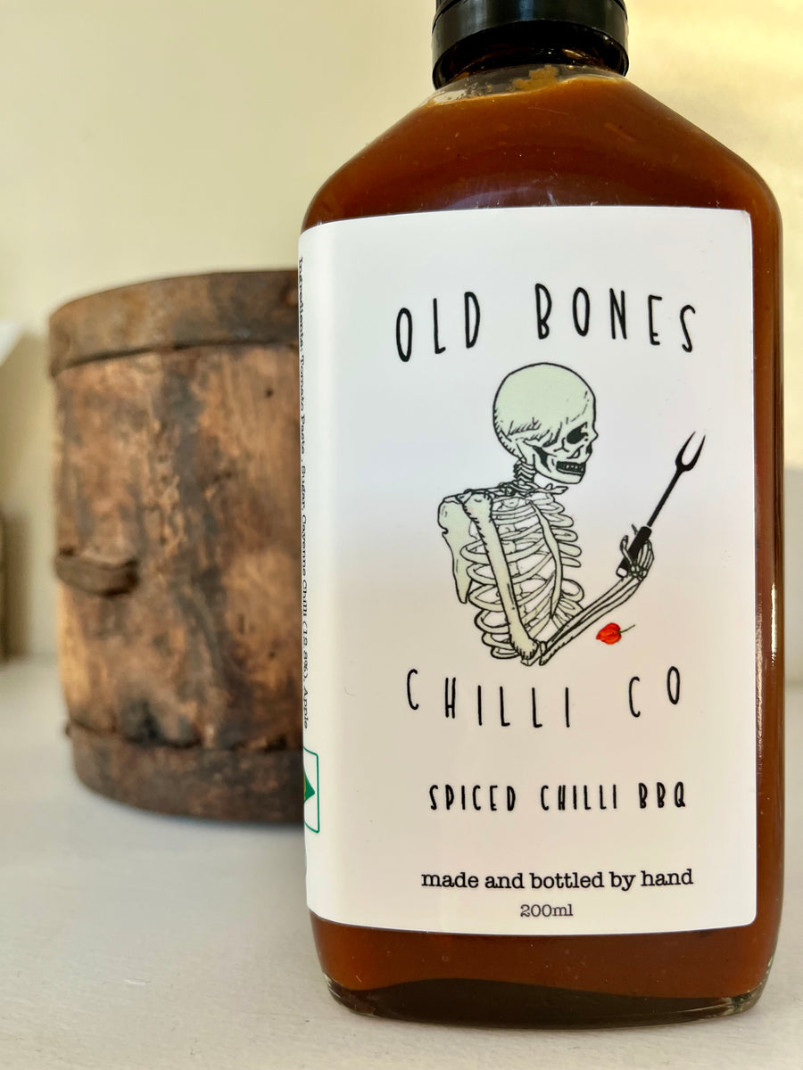 BBQ Sauce spicy, smoky and mildly hot – Old Bones Chilli Co